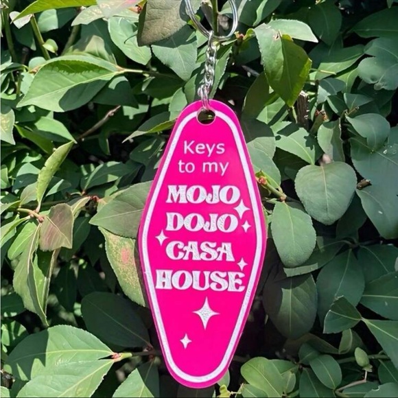 Accessories | Nwt Hotel Style Pink Acrylic Keychain For Barbie Keys To ...